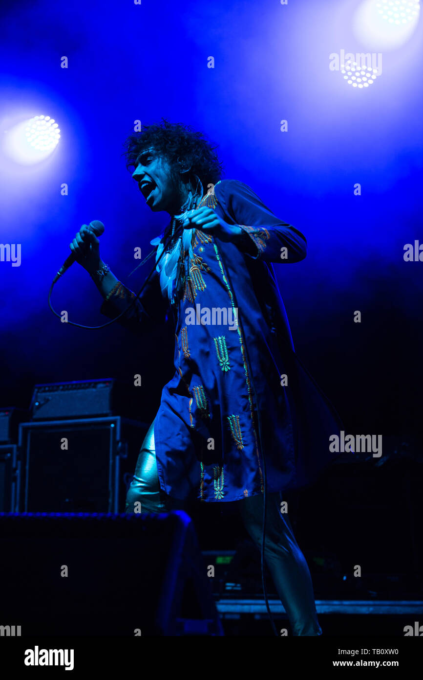 Lead singer Josh Kiszka - Greta Van Fleet performing in Toronto, CANADA ...