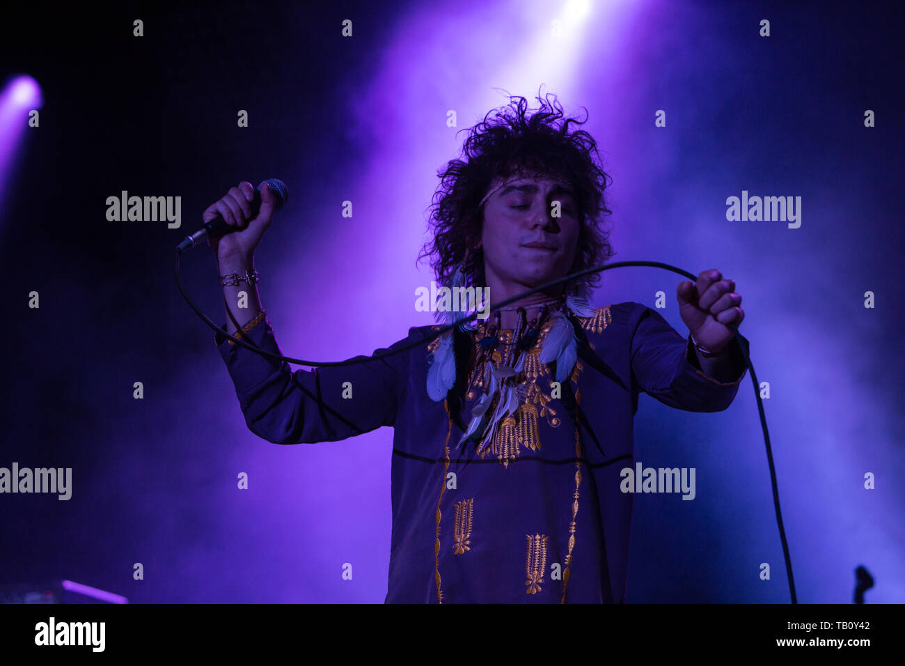 Lead singer Josh Kiszka - Greta Van Fleet performing in Toronto, CANADA ...