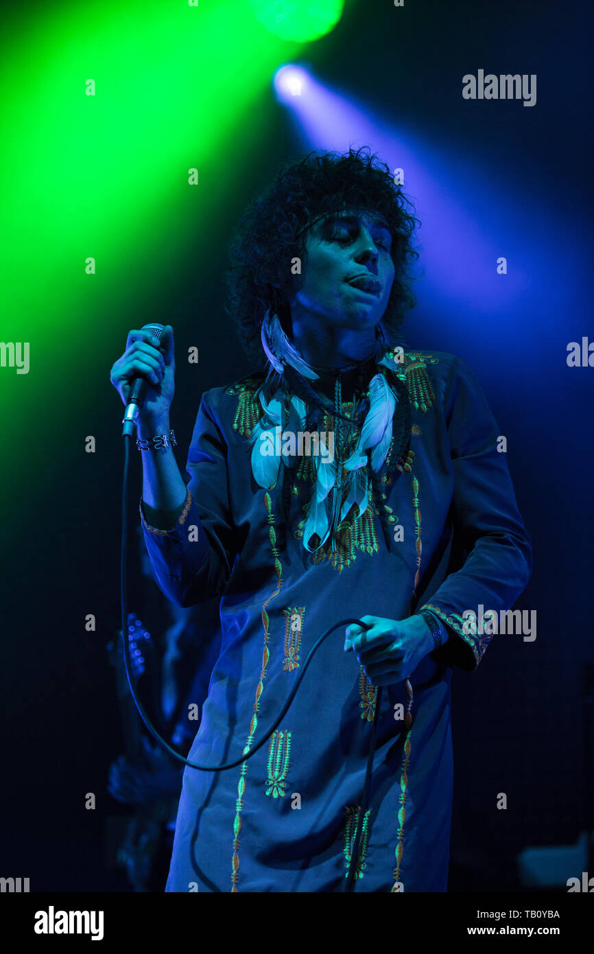 Lead singer Josh Kiszka - Greta Van Fleet performing in Toronto, CANADA ...