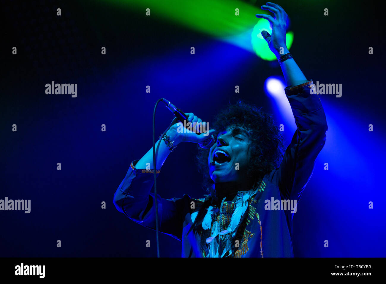 Lead singer Josh Kiszka - Greta Van Fleet performing in Toronto, CANADA ...