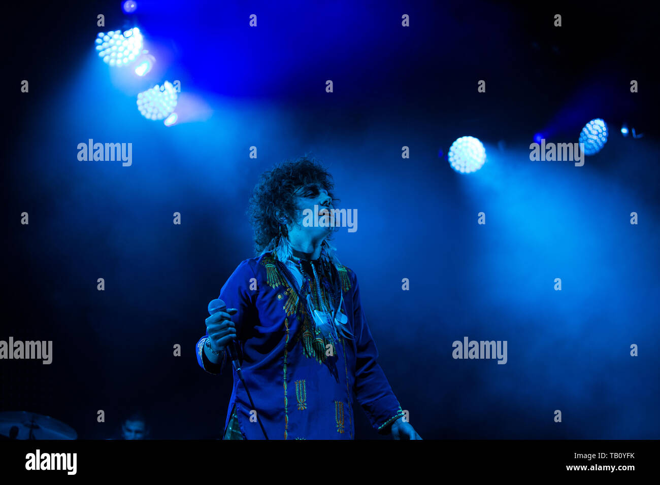 Lead singer Josh Kiszka - Greta Van Fleet performing in Toronto, CANADA ...