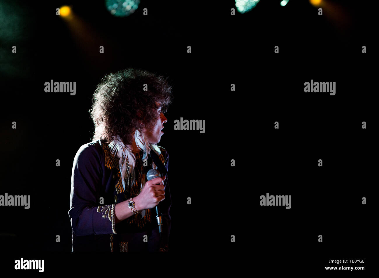 Lead singer Josh Kiszka - Greta Van Fleet performing in Toronto, CANADA ...
