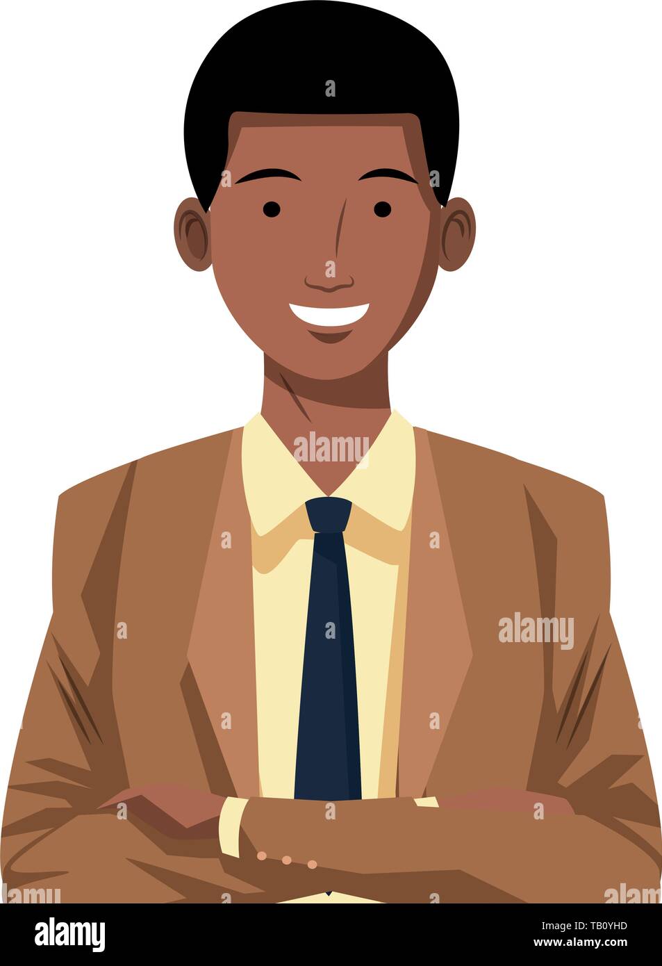 businessman avatar cartoon character profile picture Stock Vector Image ...