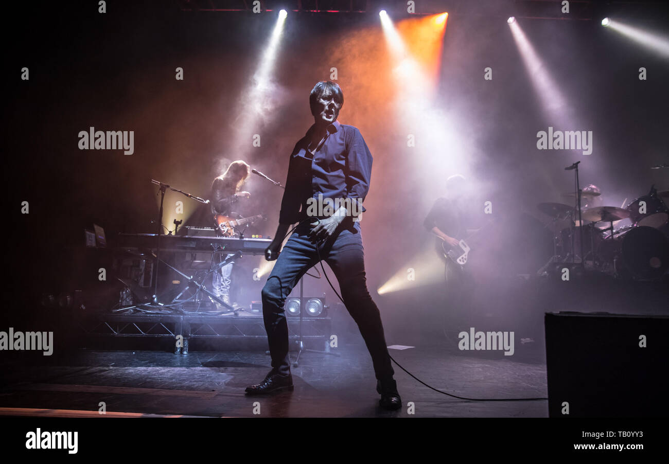 Suede perform live on stage at the O2 Guildhall in Southampton ...