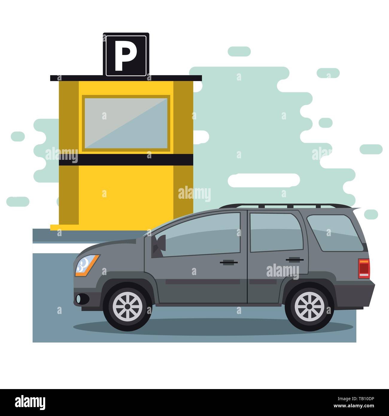 Car parking zone Stock Vector Image & Art - Alamy