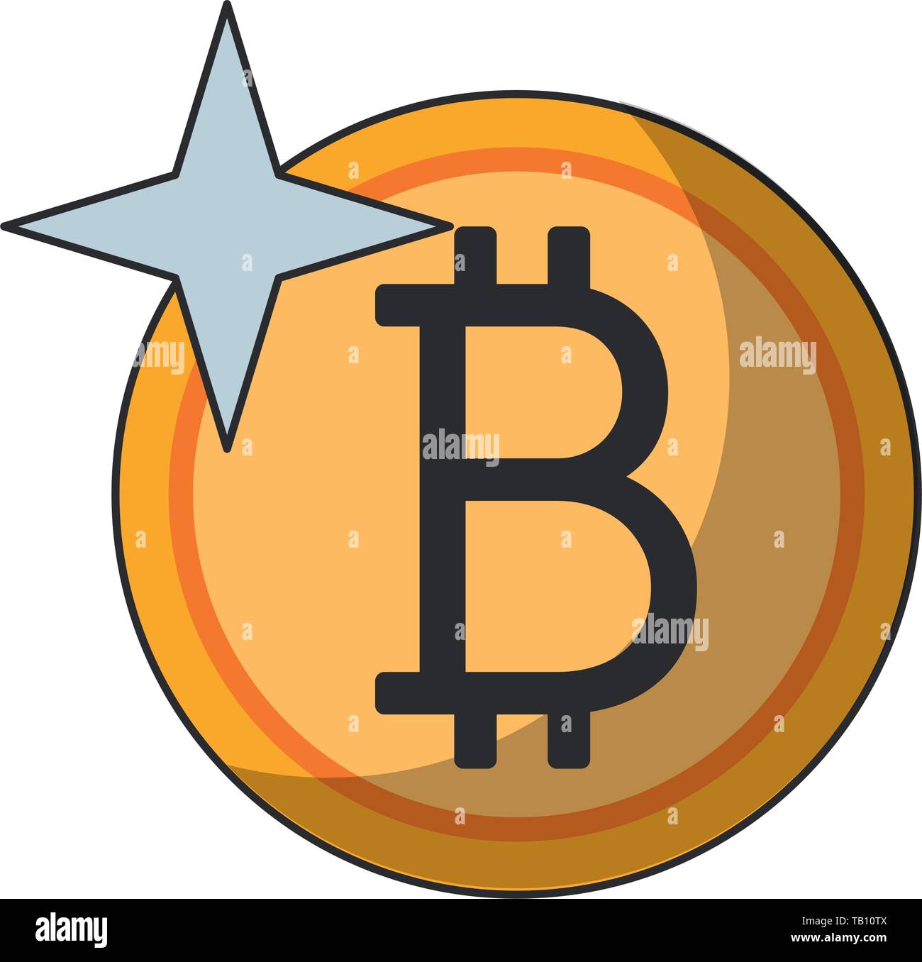 Isolated gold coin monero Stock Vector Images - Alamy