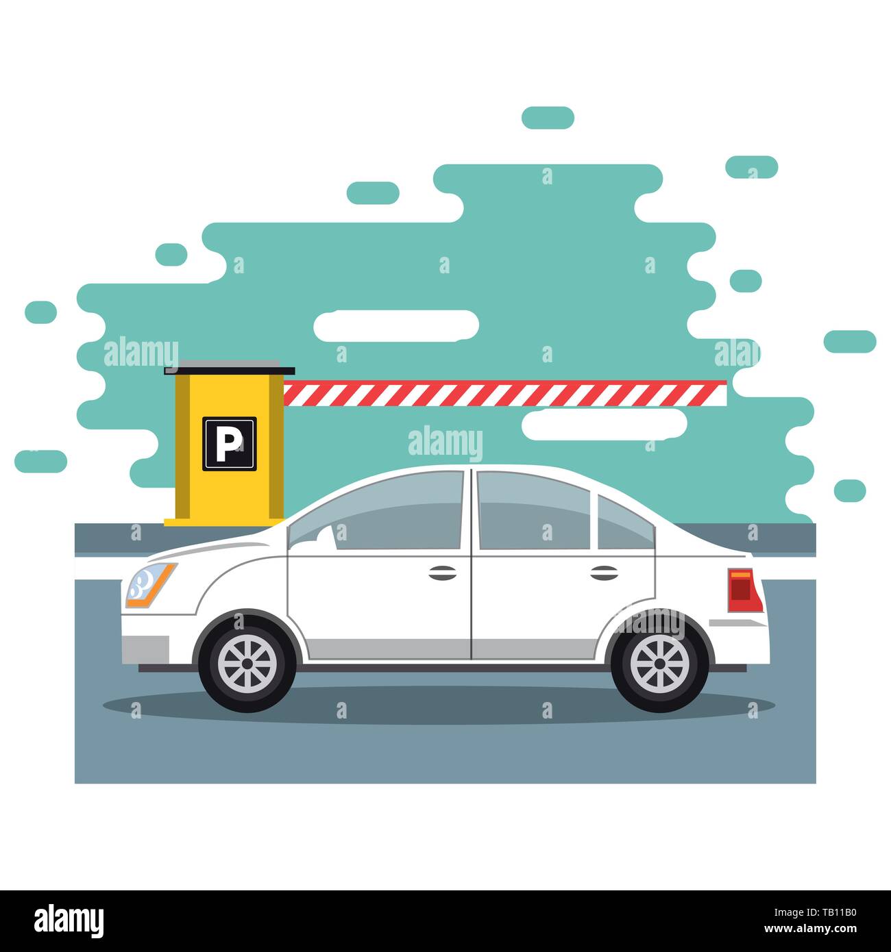 Car parking zone Stock Vector Image & Art - Alamy