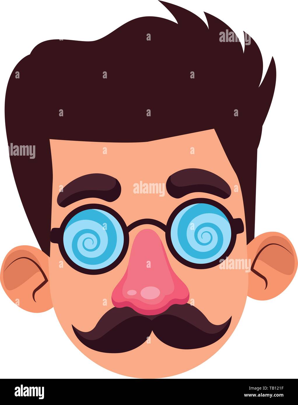 Boy with a festival mask Stock Vector Images - Alamy