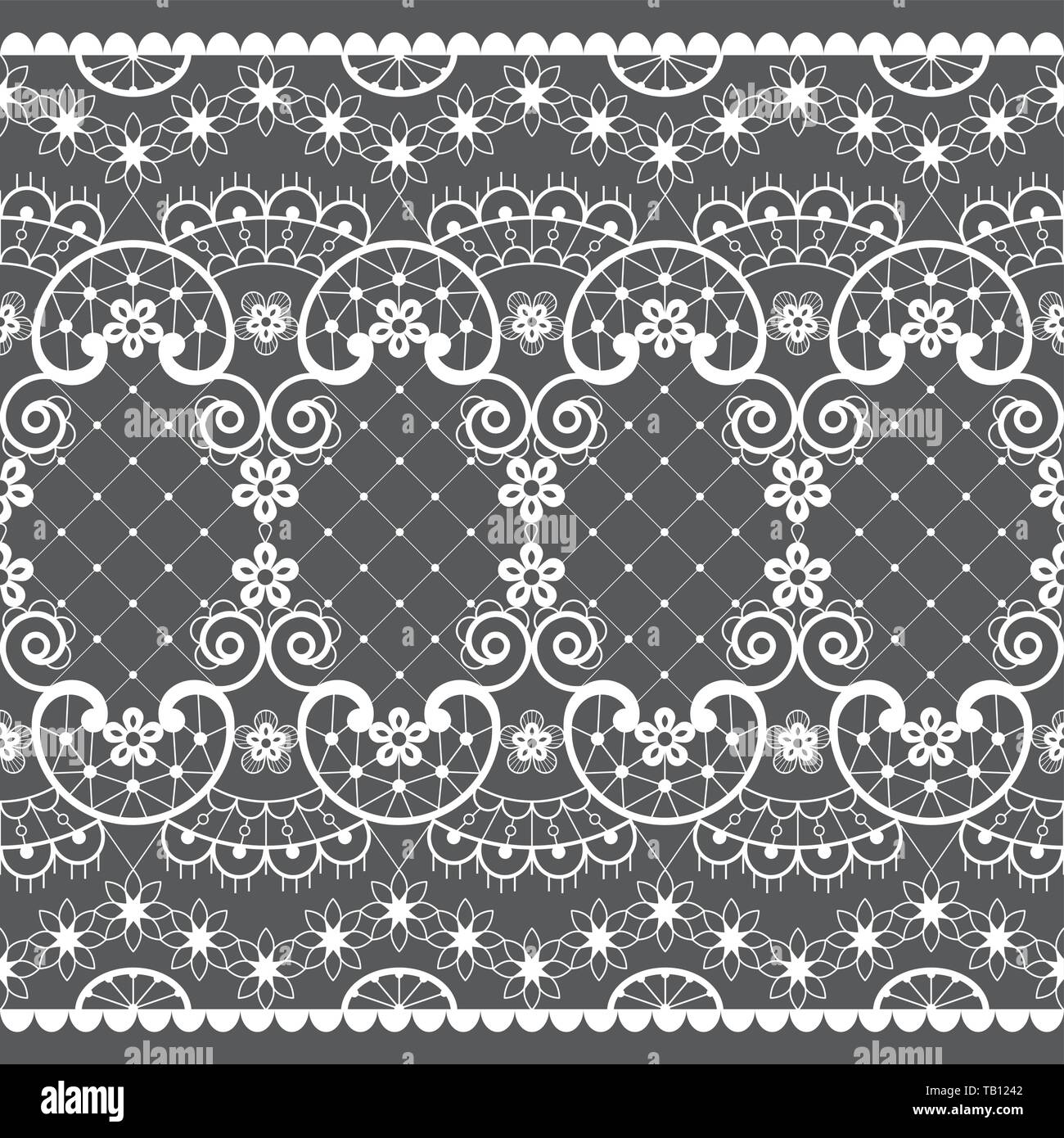 Vintage Wedding Lace Vector