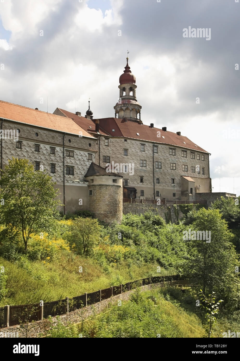 Castle Nachod. Czech republic Stock Photo - Alamy