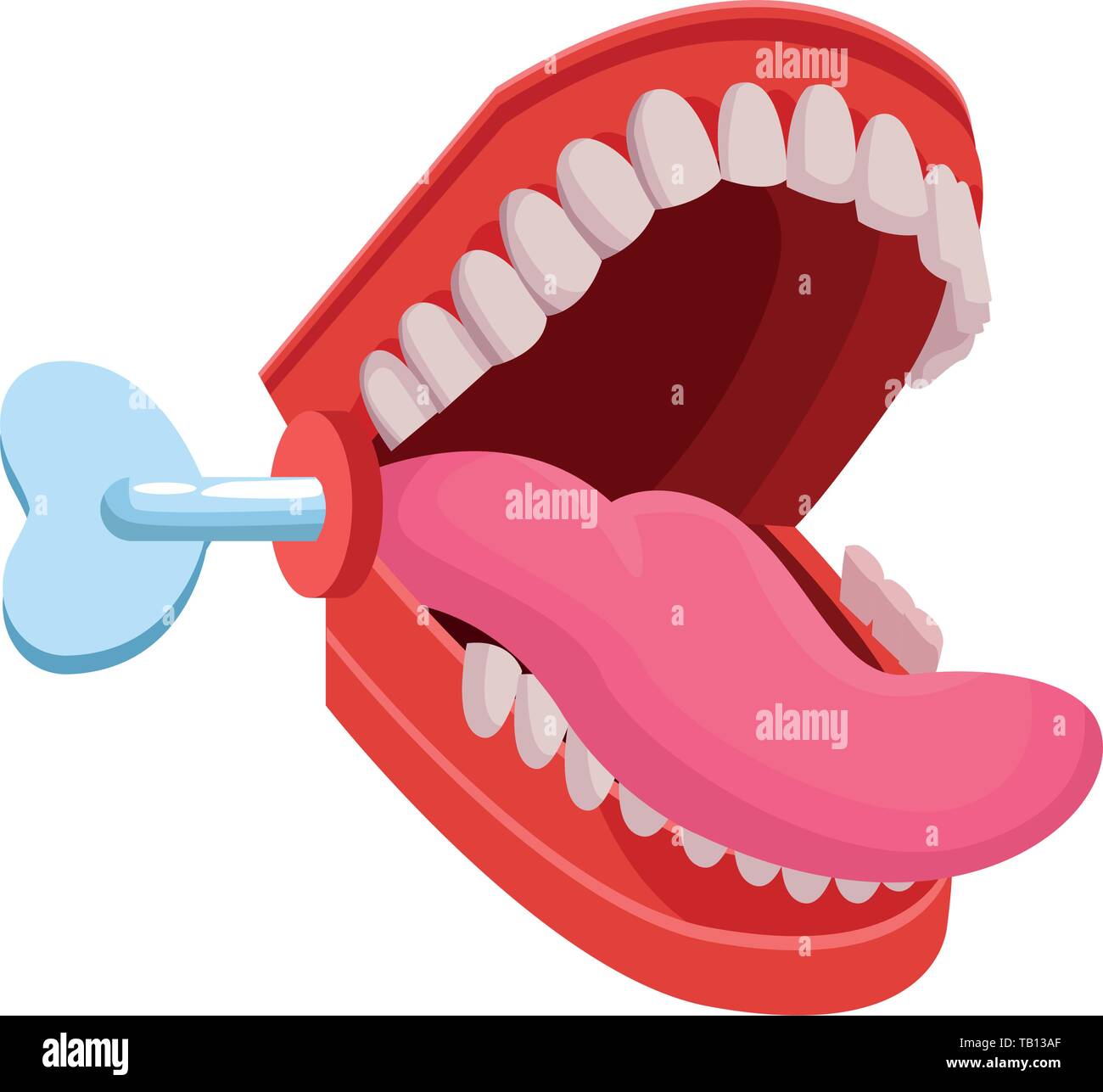 false chattering jaws icon cartoon Stock Vector Image & Art - Alamy