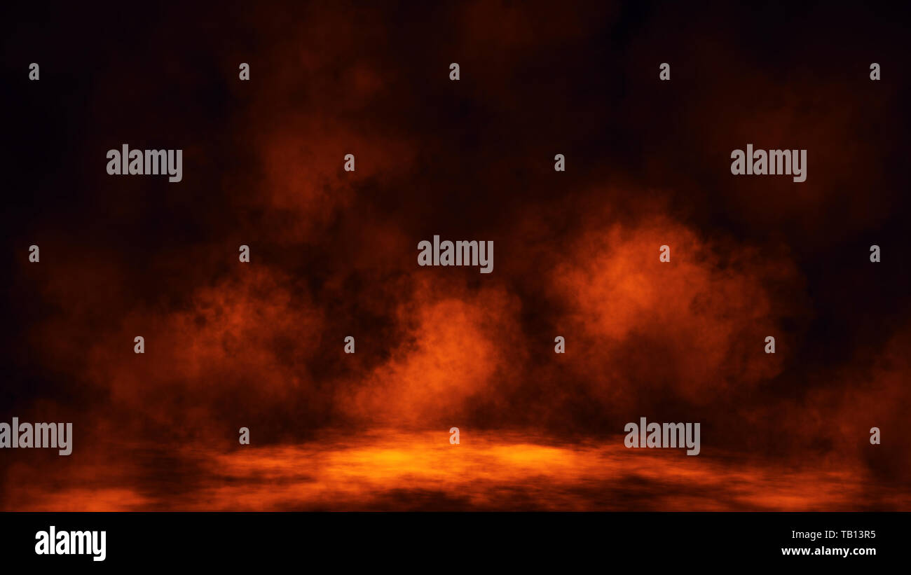 Fire smoke texture overlays on isolated background. Misty background ...