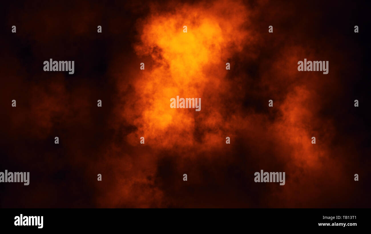 Fire smoke texture overlays on isolated background. Misty background ...