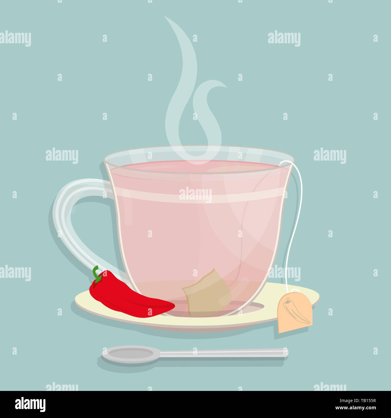 Red plant in front Stock Vector Images - Alamy