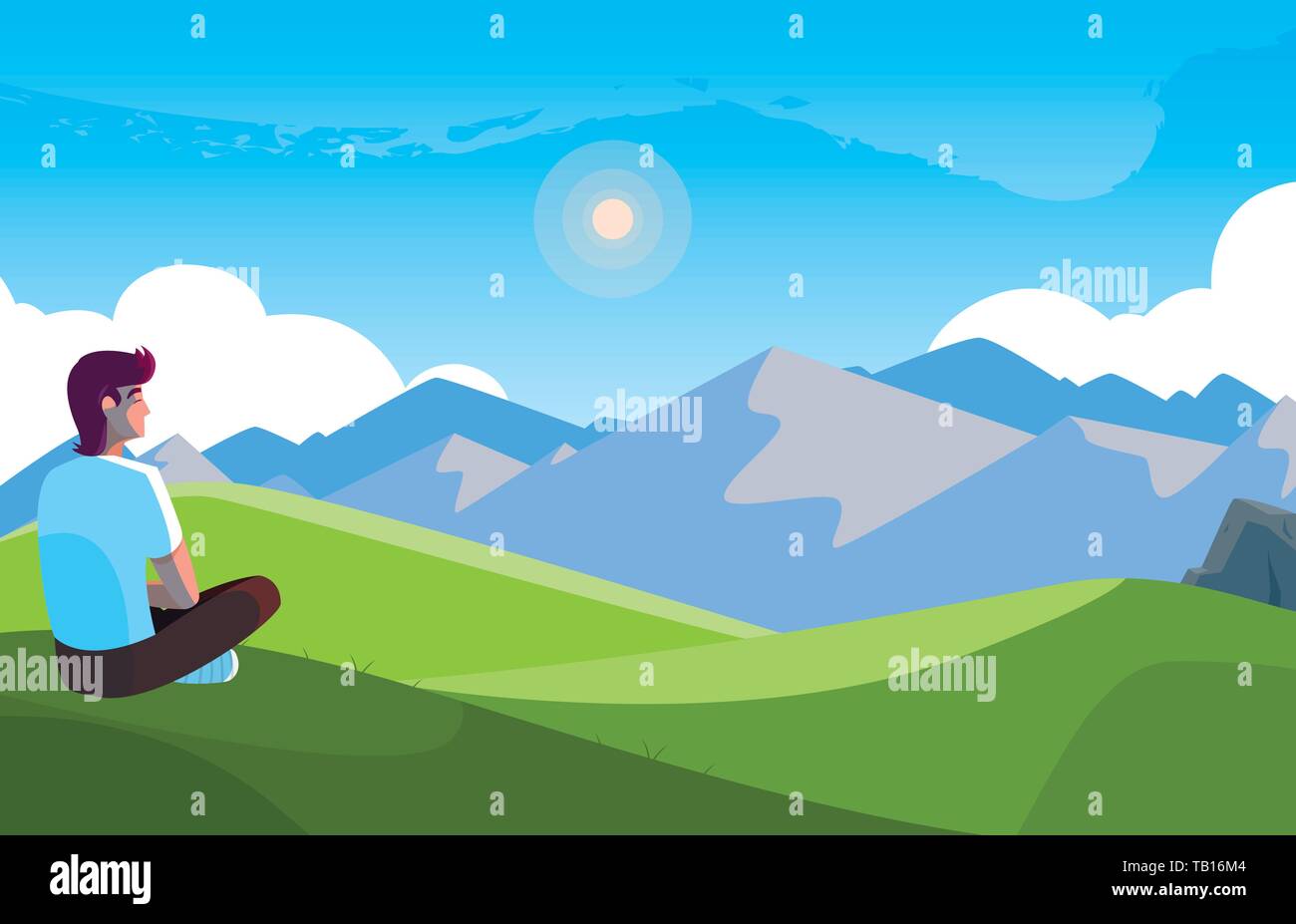 Observing environment Stock Vector Images - Alamy