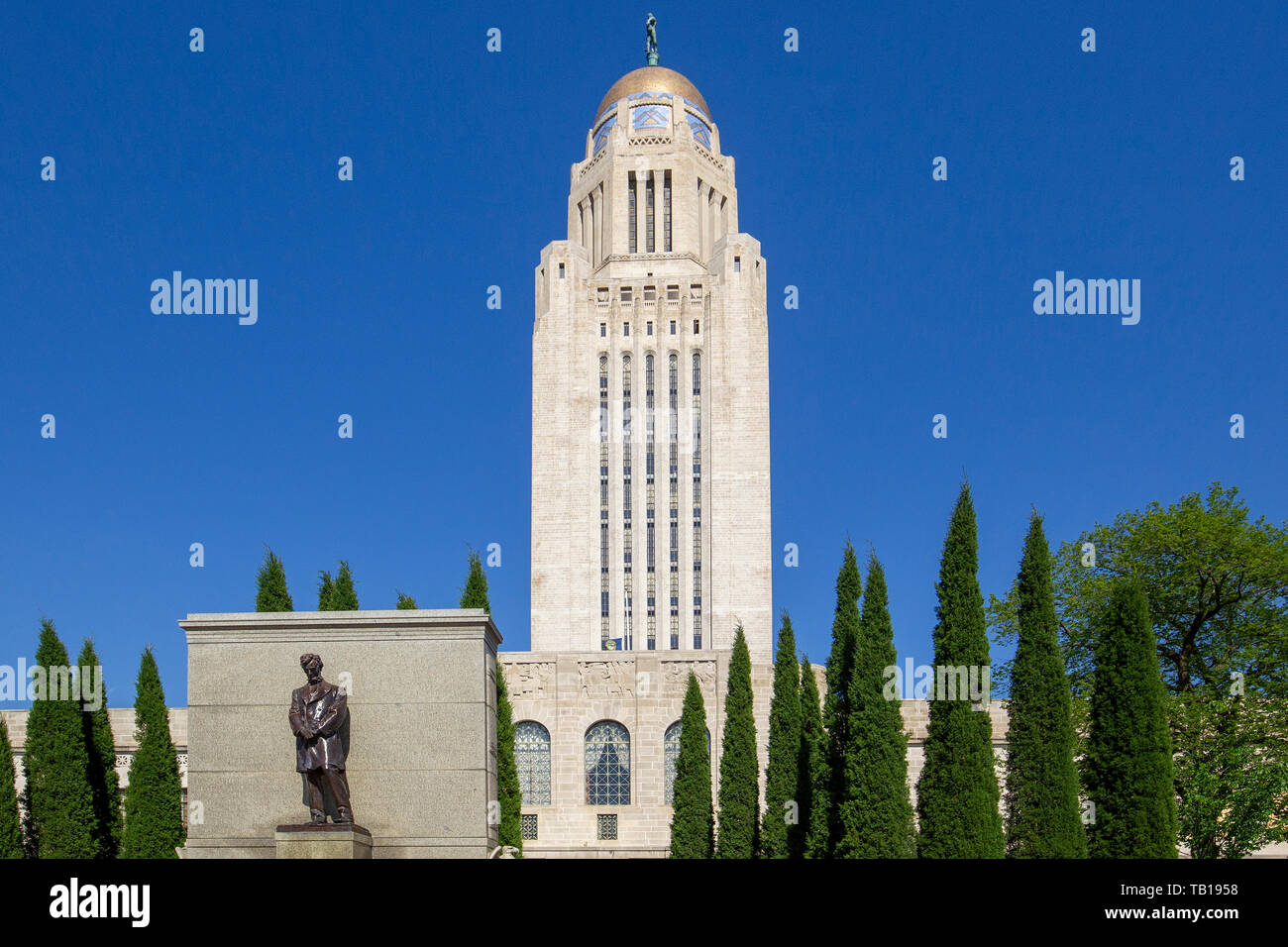The Nebraska State Capitol is the seat of government for the U.S. State ...