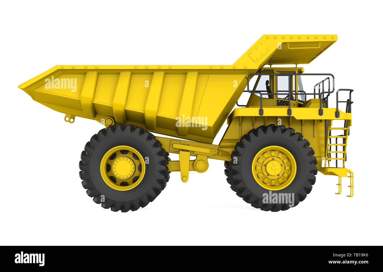 Mining Haul Truck Isolated Stock Photo - Alamy
