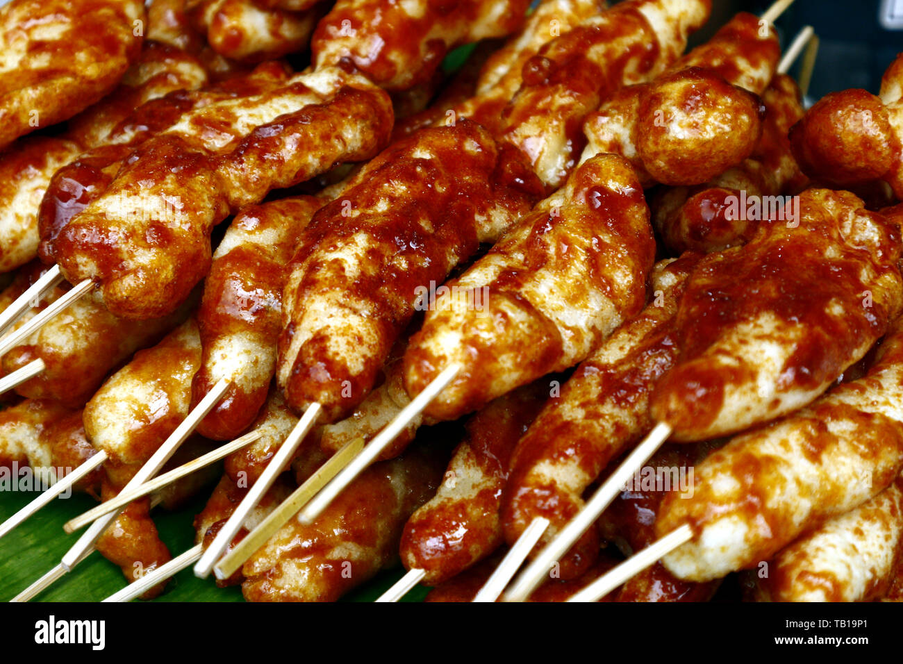 Photo of Filipino snack called Carioca or deep fried rice flour balls ...