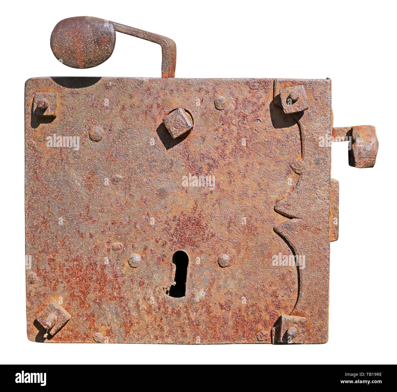 Rustic door latch Cut Out Stock Images & Pictures - Alamy