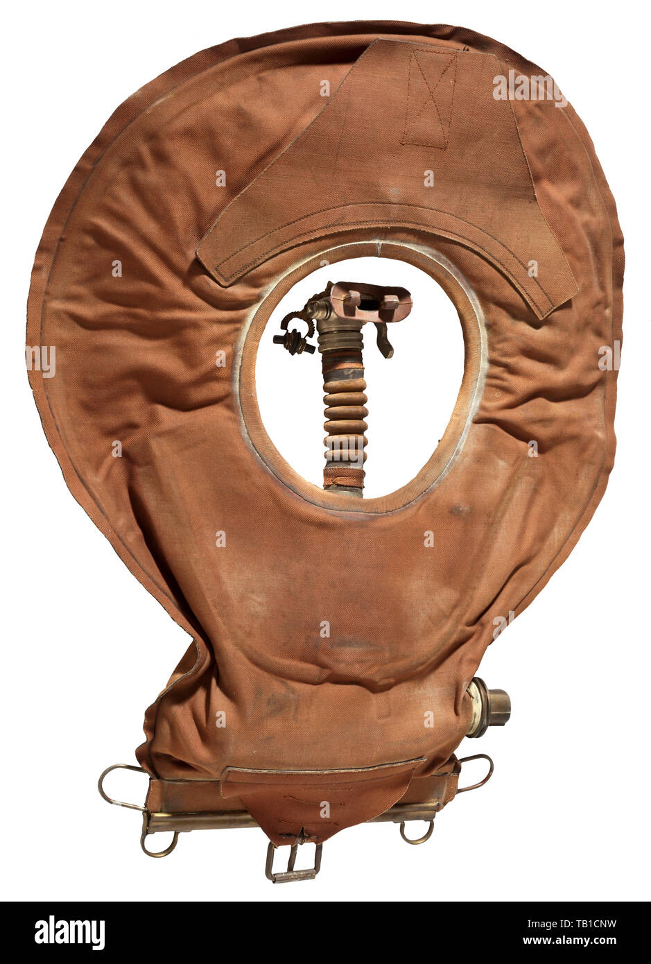 A submarine escape set for submarine crew members, Reddish-brown ...