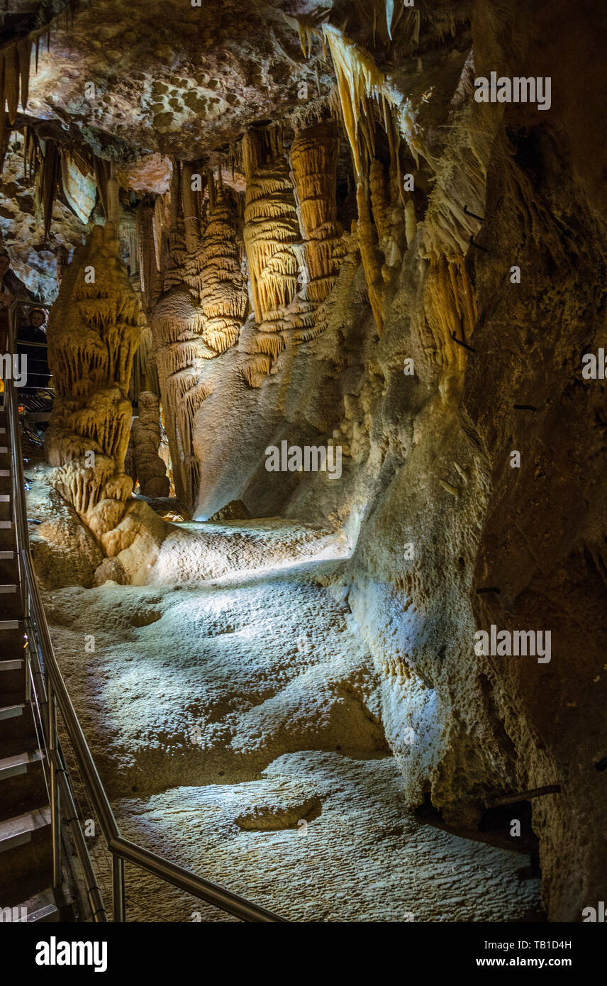 Interior of cave decorated with crystal Stock Photo - Alamy