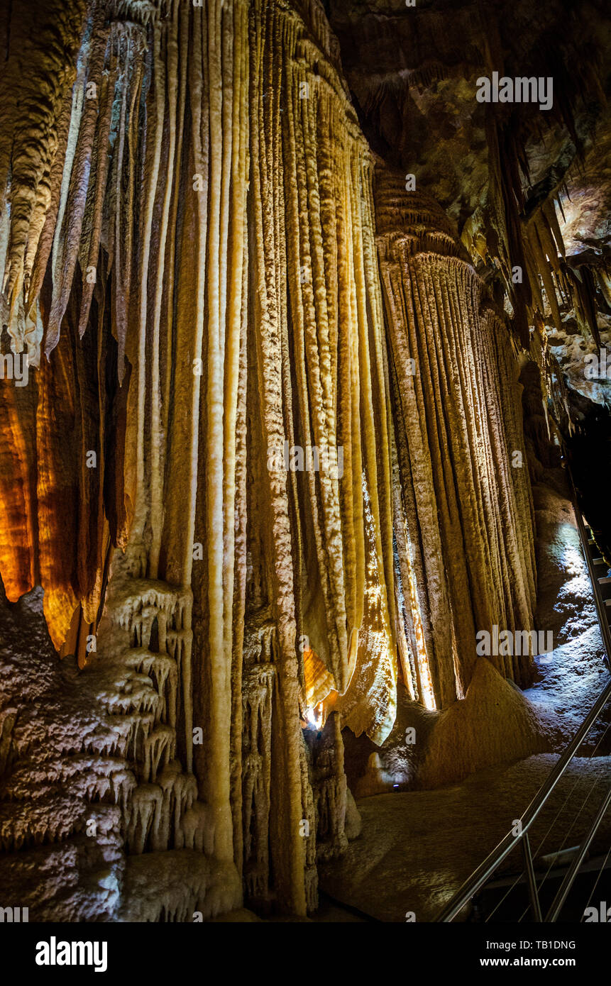 Interior of cave decorated with crystal Stock Photo - Alamy