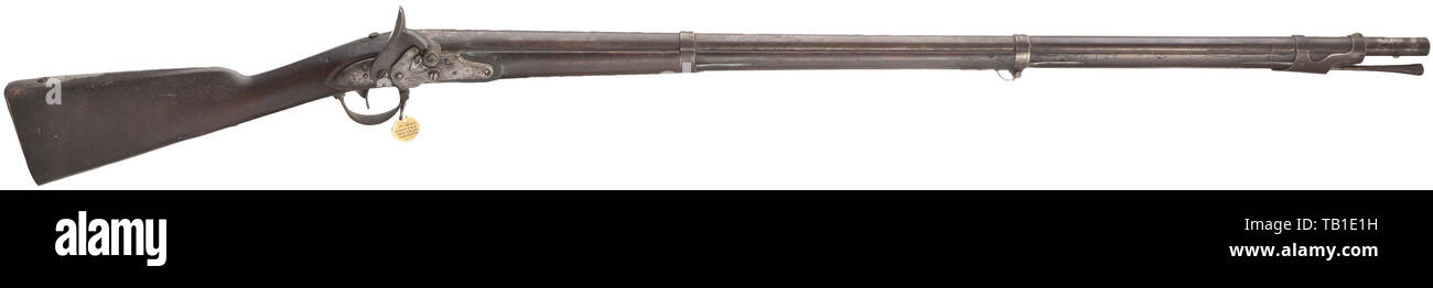 A Mill Creek musket Model 1816 with Maynard conversion, Barrel with ...