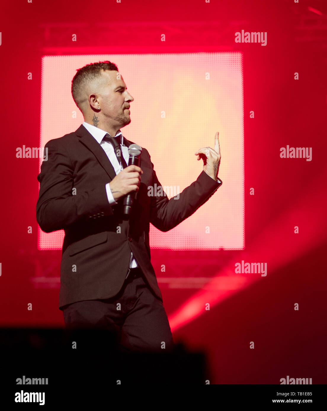 Norway, Stavanger - April 28, 2017. The English boy band East 17 ...