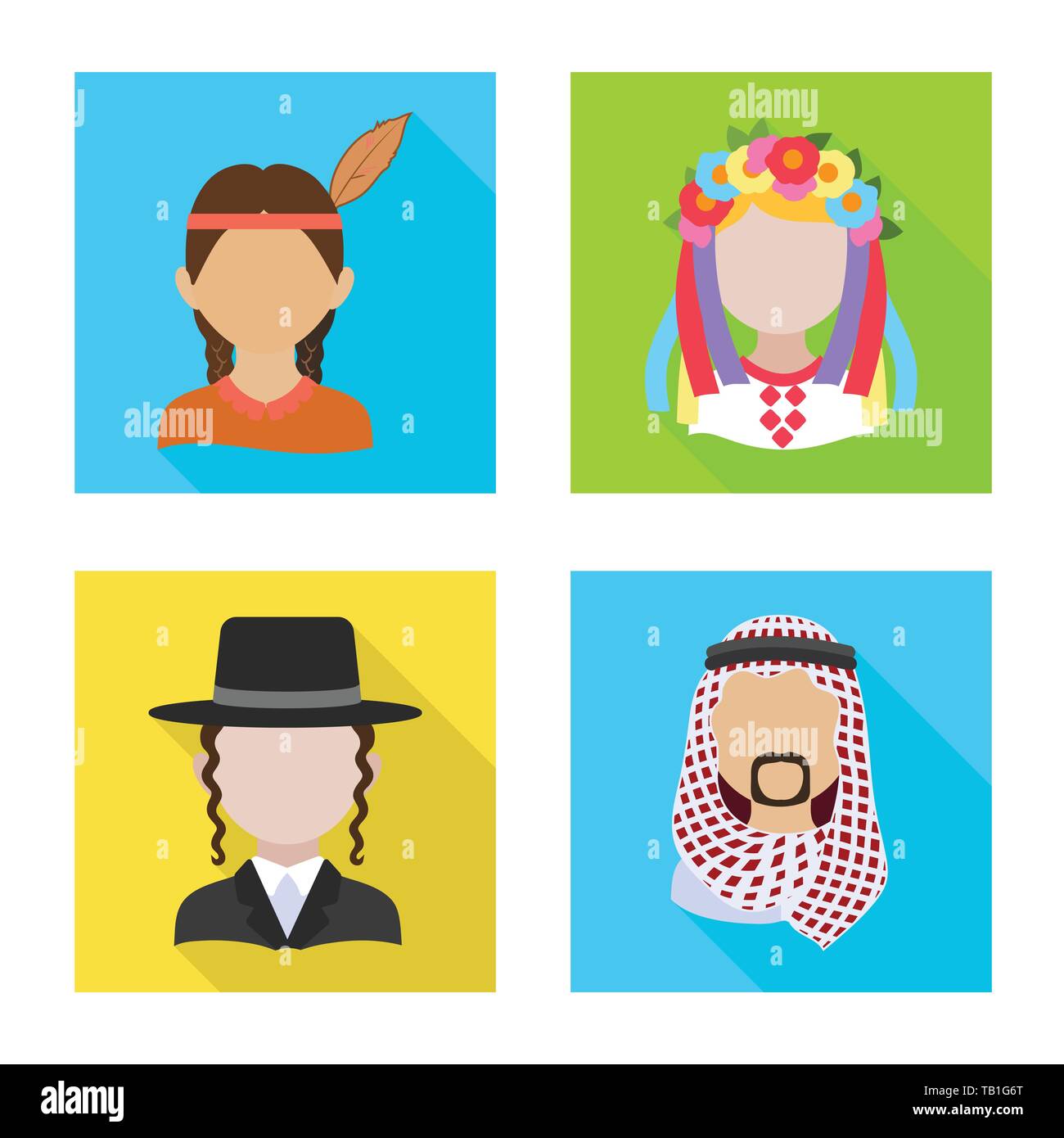 Vector illustration of nation and race icon. Collection of nation and ... Vector illustration of nation and race icon. Collection of nation and ...