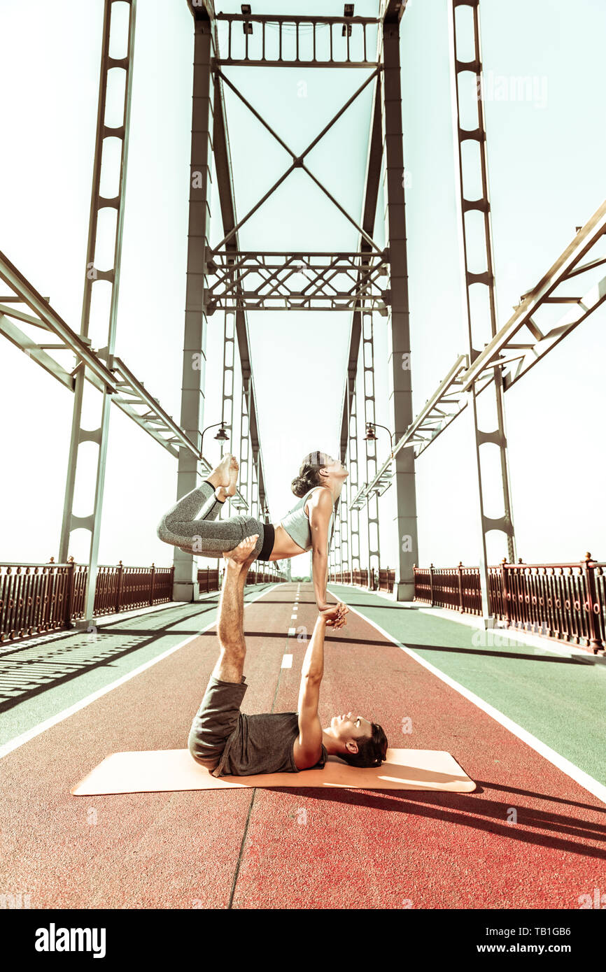 Acrobatic activities hi-res stock photography and images - Alamy