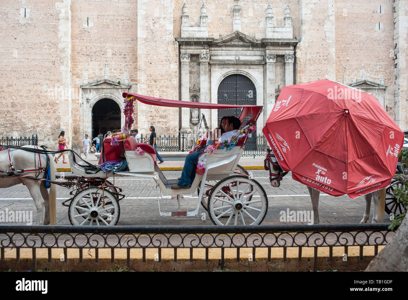 Catedral de San Ildefonso. Merida, Yucatan. Mexico Stock Photo - Alamy