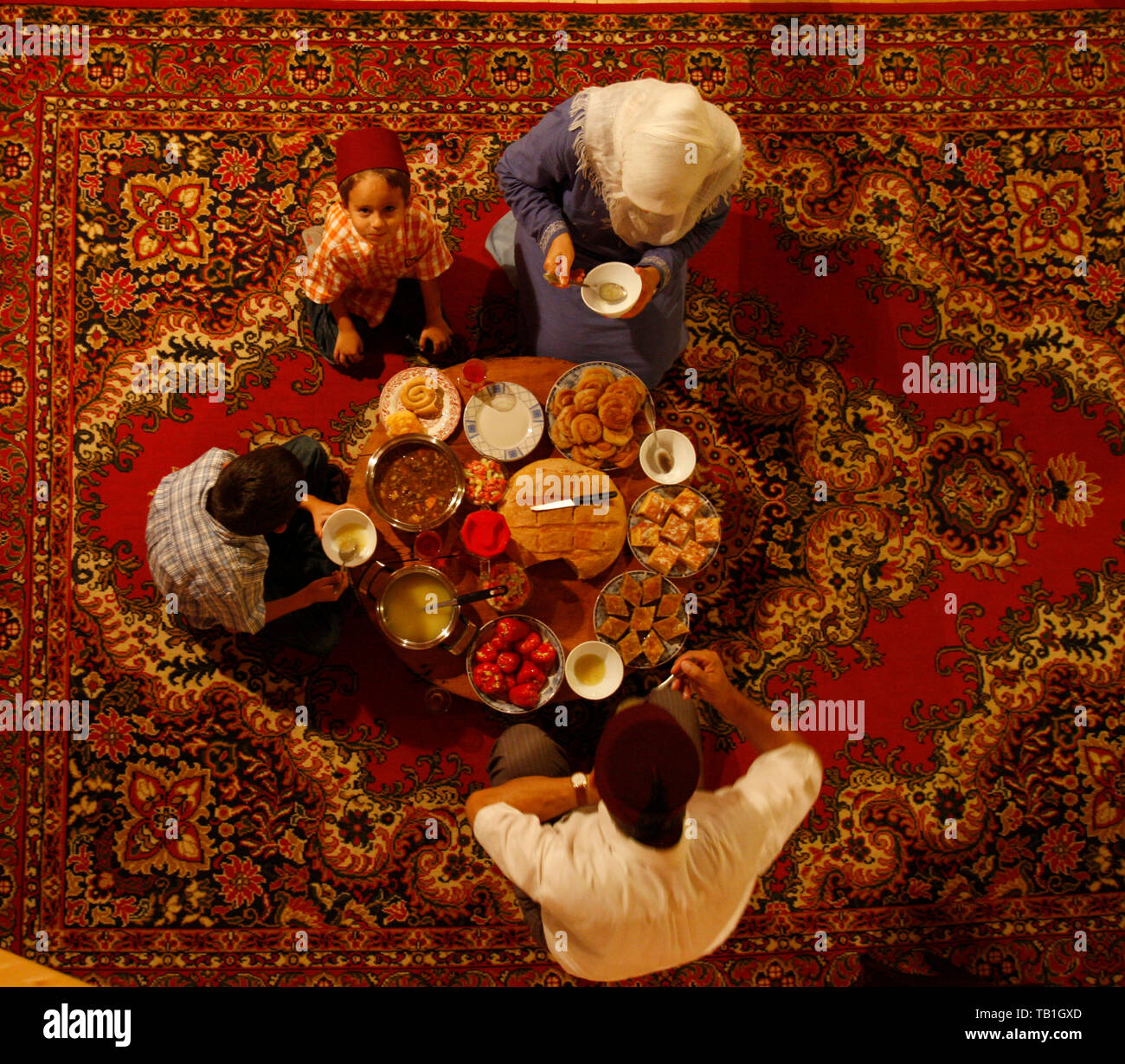 Eid al adha family dinner hi-res stock photography and images - Alamy