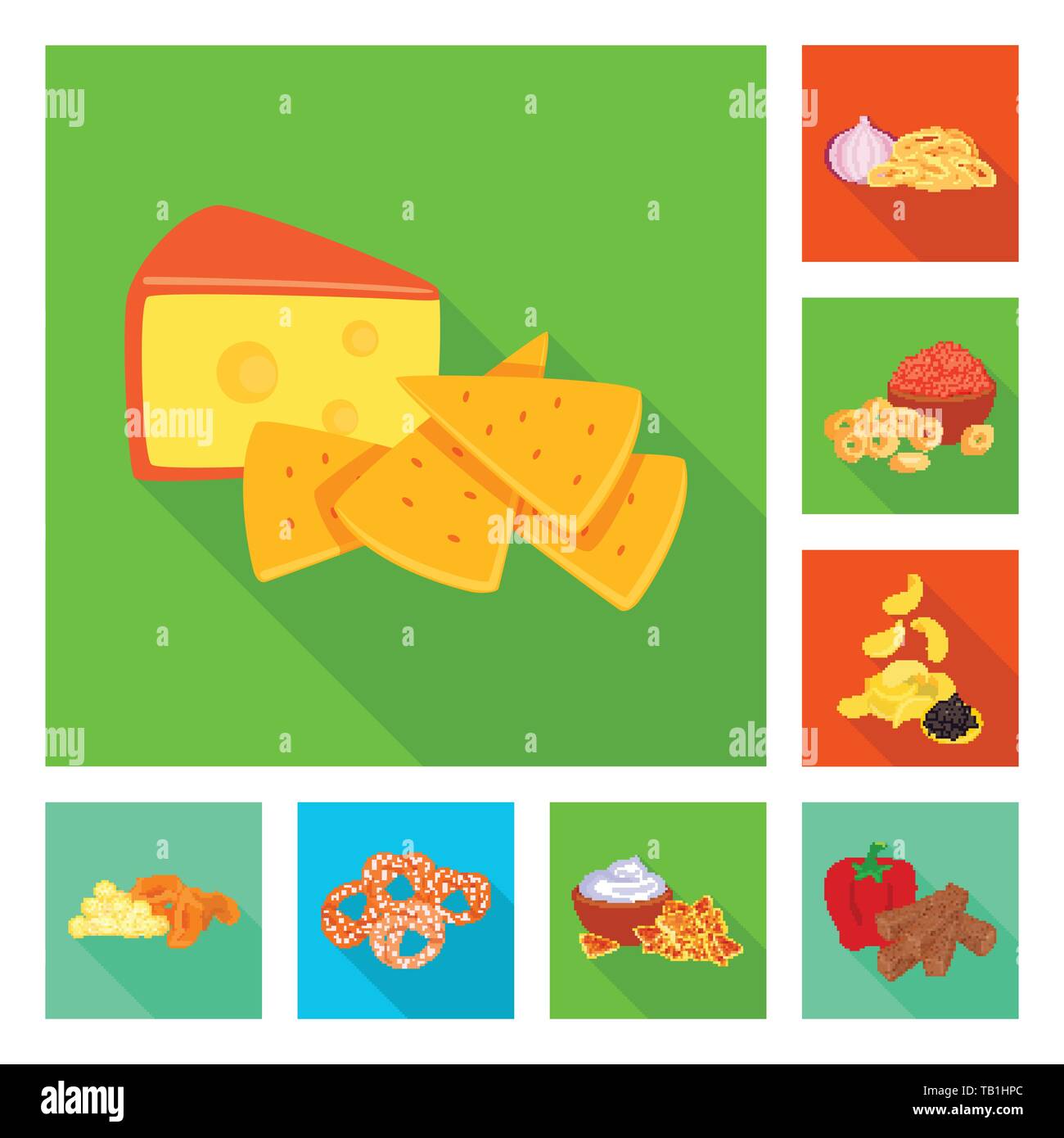 Vector illustration of taste and seasonin icon. Collection of taste and ...