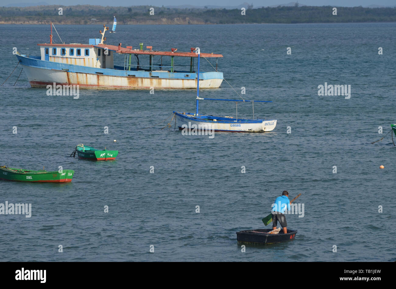 Caribbean fishing fleet hi-res stock photography and images - Alamy