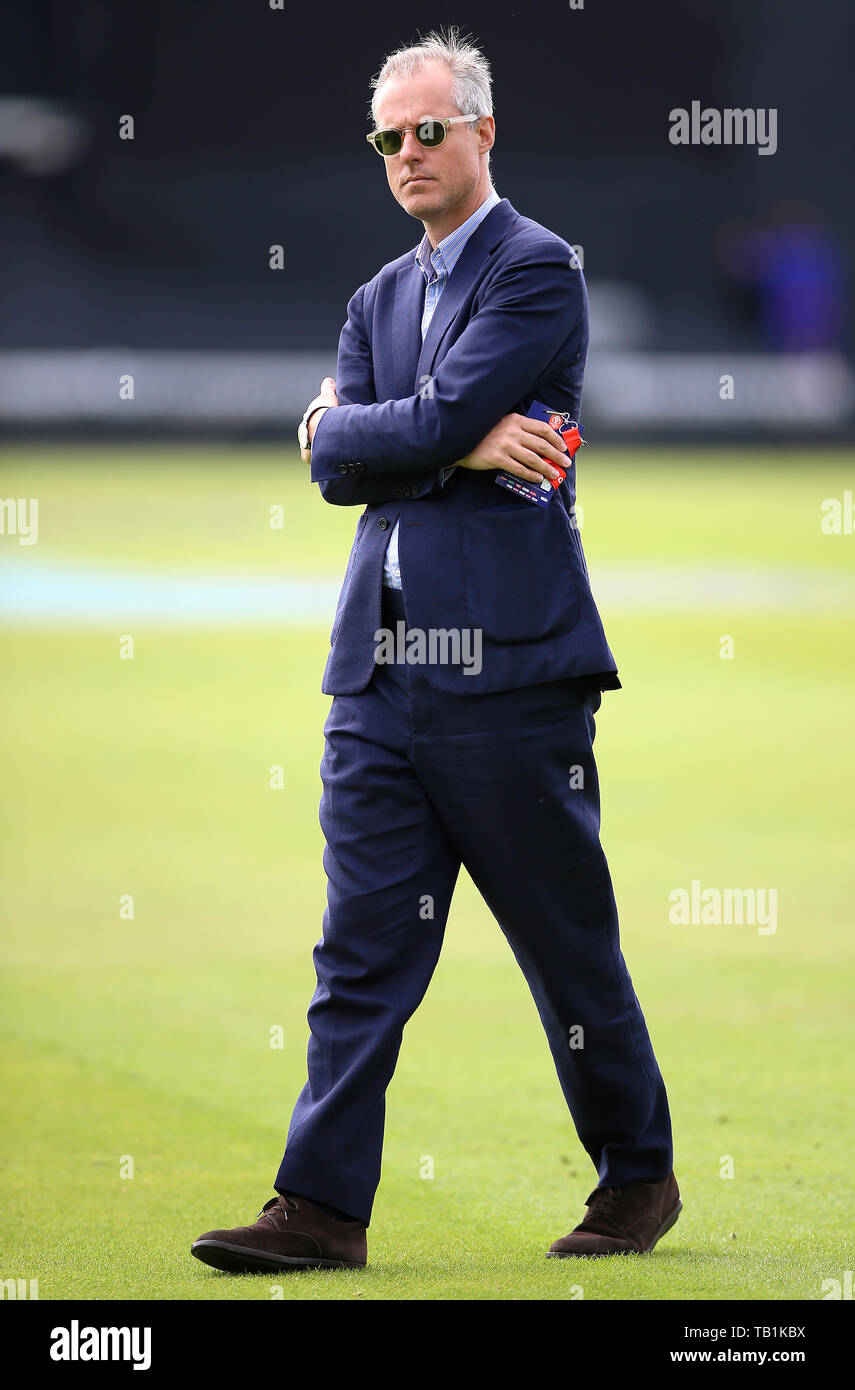 England's chief national cricket selector Ed Smith during a training ...