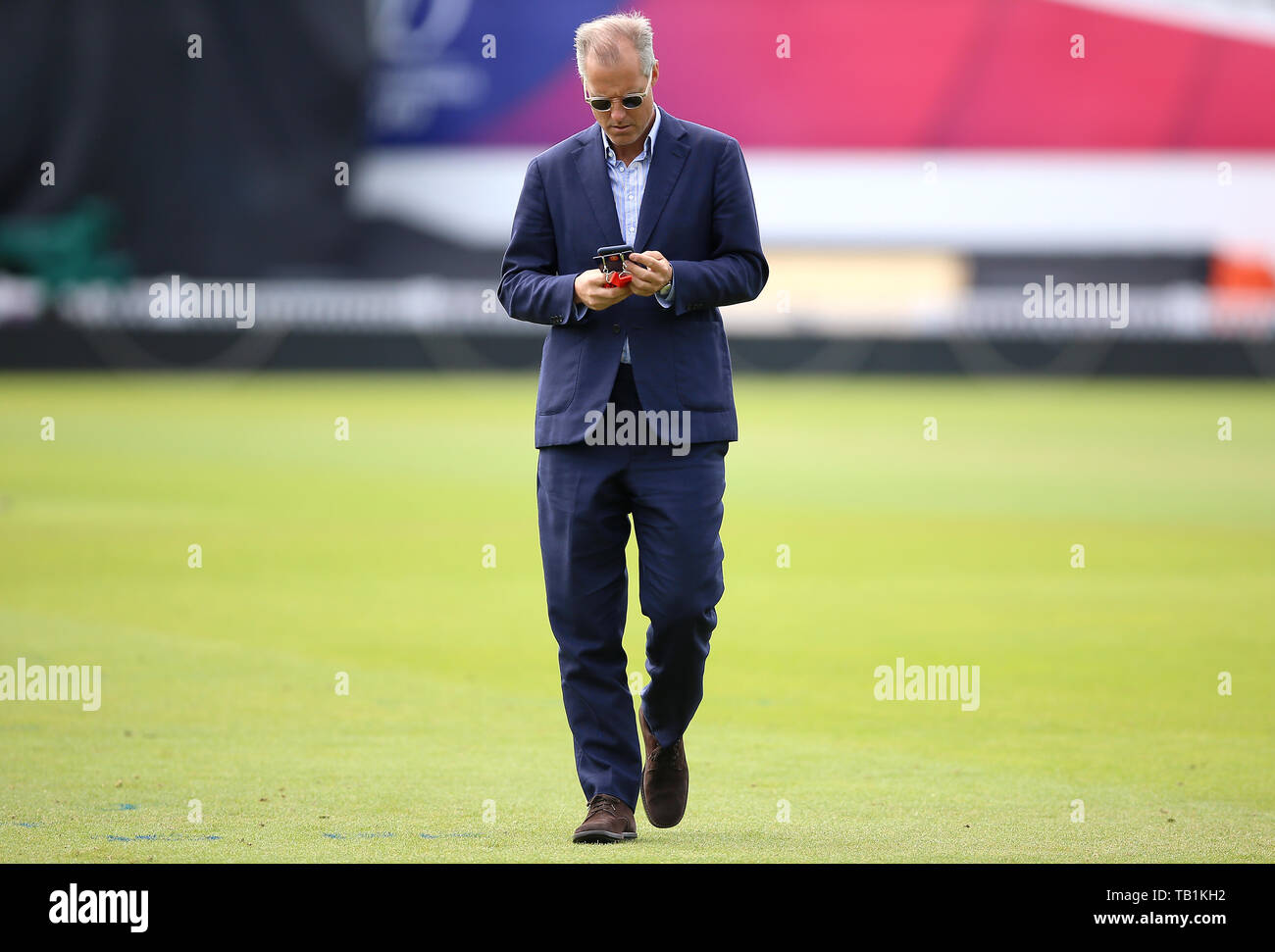 England's chief national cricket selector Ed Smith during a training ...