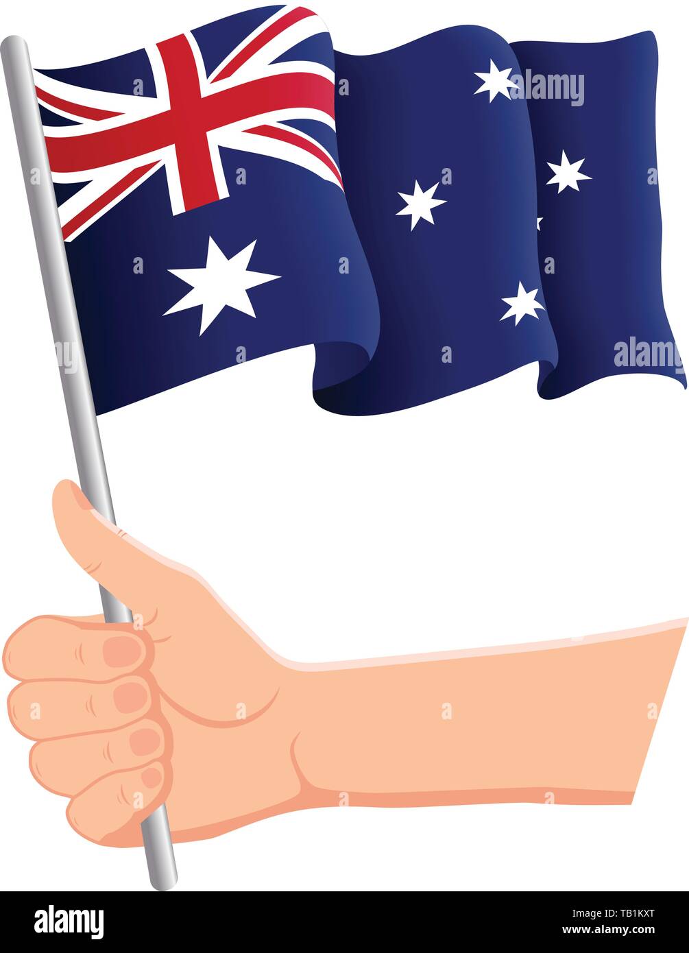 Group people holding australian flag hi-res stock photography and ...