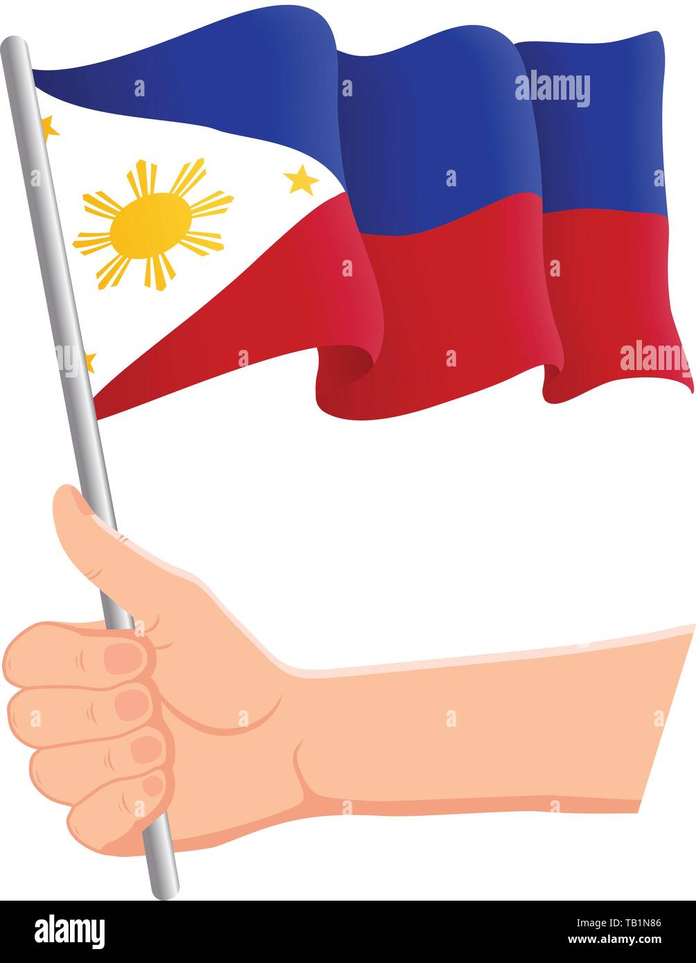 Filipino Hand Fan Clipart
