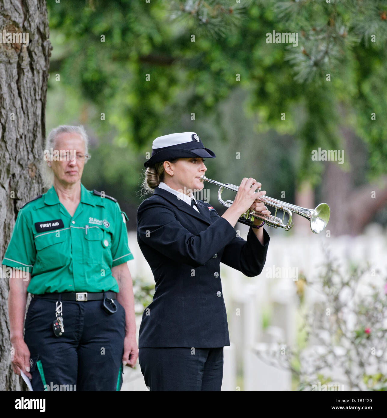 Memorial Day 2019 UK Service at the ABMC American Military Cemetery ...