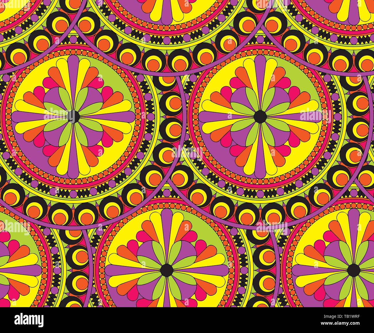 Repeating medallion Stock Vector Images - Alamy
