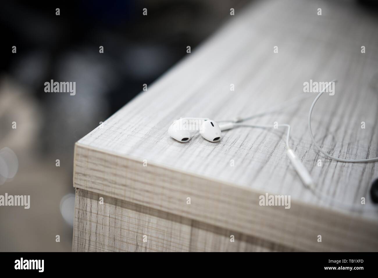 Wooden phone book holder hi-res stock photography and images - Alamy