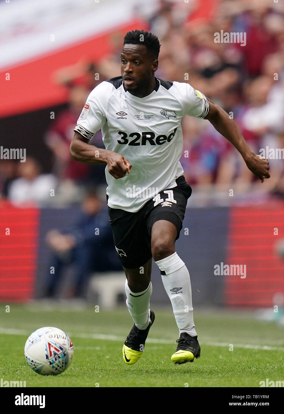 Derby County's Florian Jozefzoon Stock Photo - Alamy