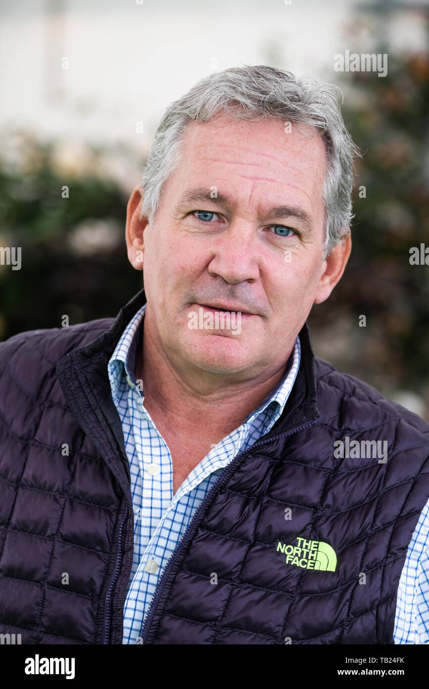 The Hay Festival, Hay on Wye, Wales UK, Wednesday 29th May 2019. Chris ...
