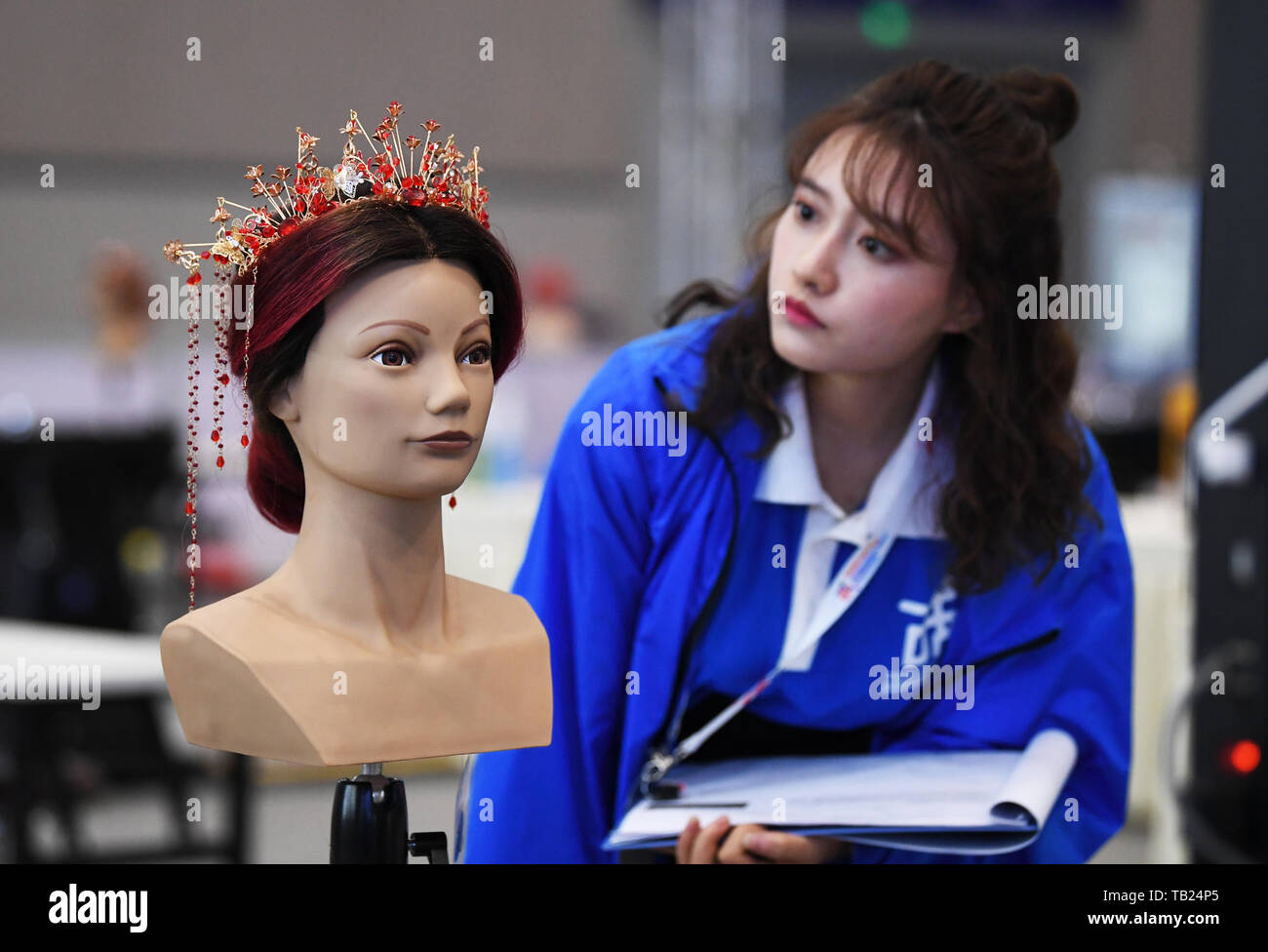 Hairdressing competition hi-res stock photography and images - Alamy