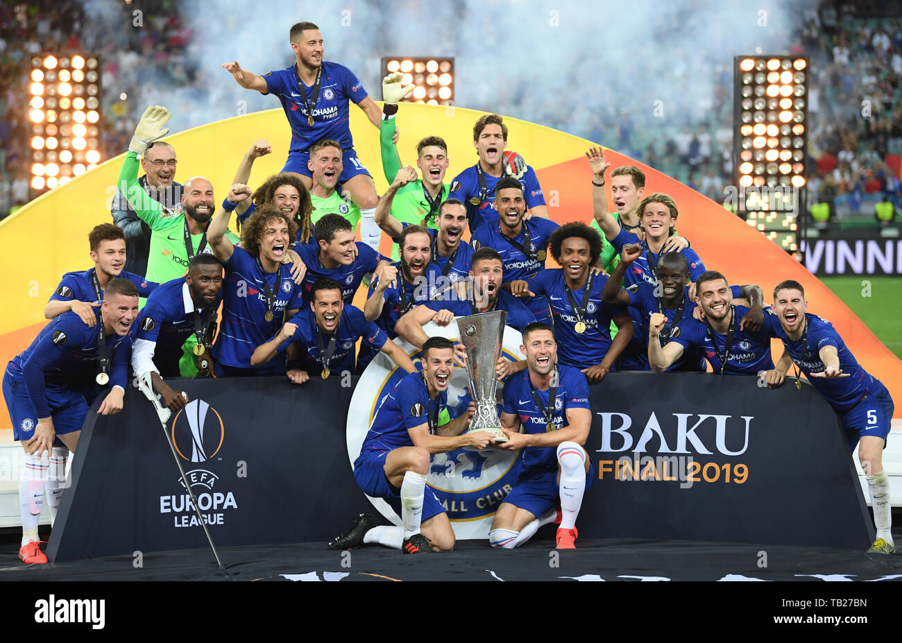 Baku, Azerbaijan. 29th May, 2019. Soccer: Europa League Final FC ...