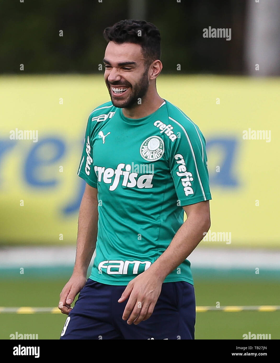 SÃO PAULO, SP - 29.05.2019: TREINO DO PALMEIRAS - The player Bruno Henrique, from SE Palmeiras ...