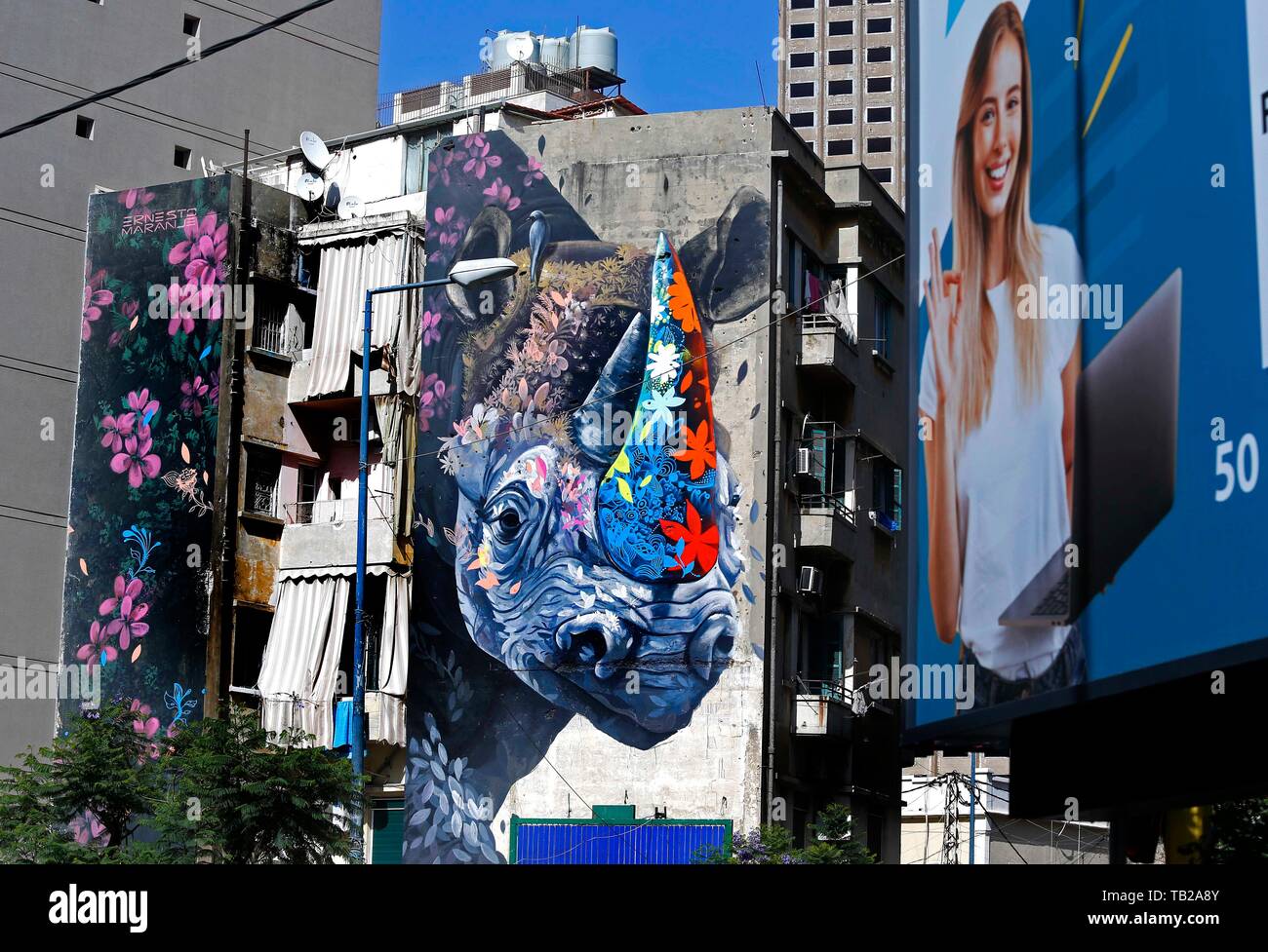 Graffiti in beirut lebanon hi-res stock photography and images - Alamy