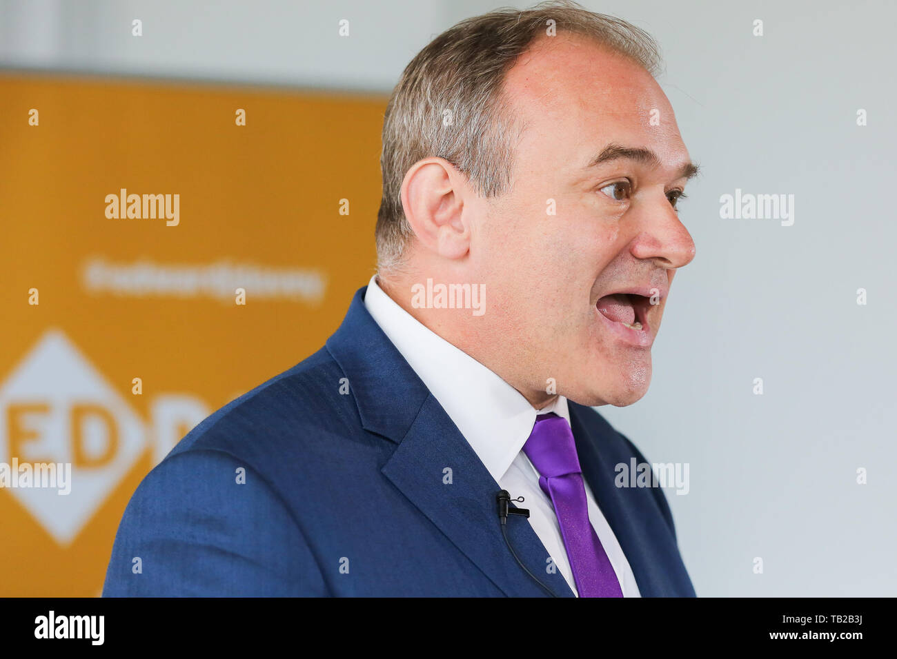 Southwark, London, UK 30 May 2019 - Ed Davey, MP for the Kingston and ...