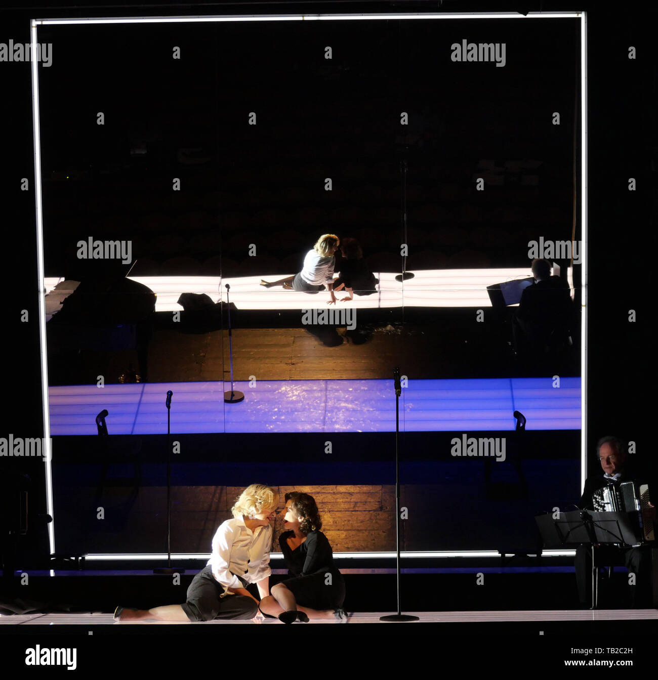 Marlene Dietrich With Edith Piaf High Resolution Stock Photography and ...