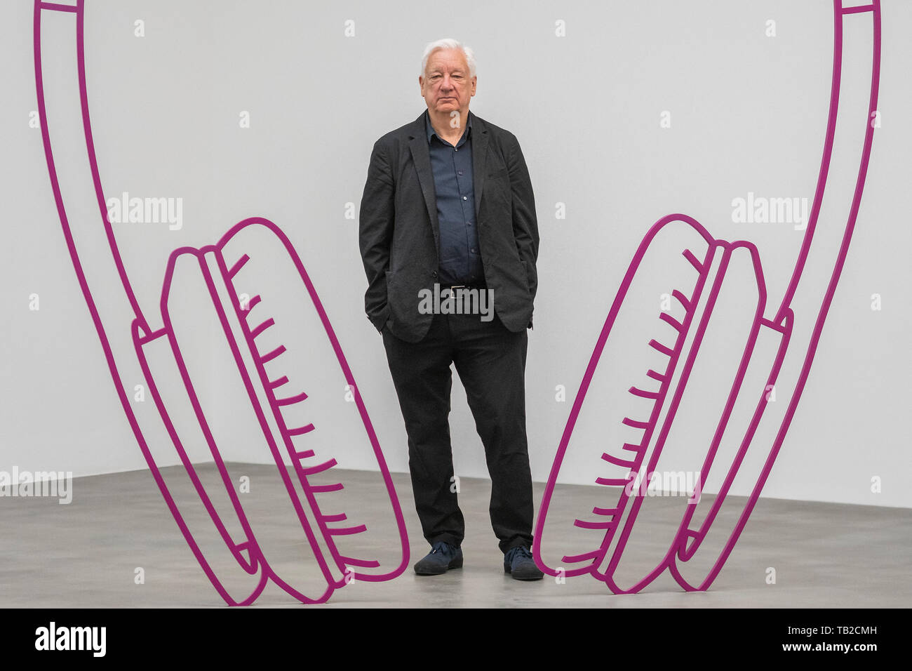 London, UK. 30th May, 2019. Craig-Martin with Headphones (magenta) 2019 ...